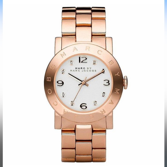 Marc Jacobs | Accessories | Marc Jacobs Mbm377 Rose Gold Stainless ...